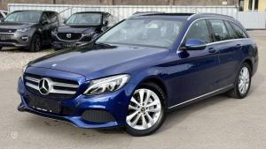 Blue Mercedes-Benz C 180 2016 in Telschi, with an engine capacity of 1.60 L and mileage of 175 thousand km for 11700 €, photo 4 on AUTOMOTO.COM.LV