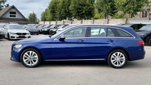 Blue Mercedes-Benz C 180 2016 in Telschi, with an engine capacity of 1.60 L and mileage of 175 thousand km for 11700 €, photo 8 on AUTOMOTO.COM.LV