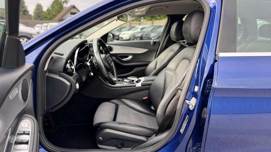 Blue Mercedes-Benz C 180 2016 in Telschi, with an engine capacity of 1.60 L and mileage of 175 thousand km for 11700 €, photo 16 on AUTOMOTO.COM.LV