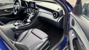 Blue Mercedes-Benz C 180 2016 in Telschi, with an engine capacity of 1.60 L and mileage of 175 thousand km for 11700 €, photo 18 on AUTOMOTO.COM.LV