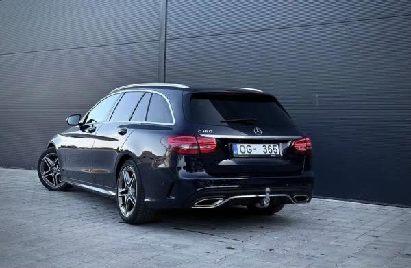 Zils Mercedes-Benz C 180 2018 Rīga, ar dzinēja tilpumu 1.50 L un nobraukumu 182 tūkst. km par 19400 €, foto 3 vietnē AUTOMOTO.COM.LV