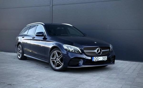 Zils Mercedes-Benz C 180 2018 Rīga, ar dzinēja tilpumu 1.50 L un nobraukumu 182 tūkst. km par 19400 €, foto 4 vietnē AUTOMOTO.COM.LV