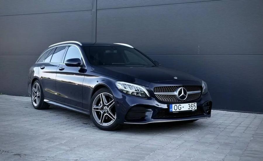 Zils Mercedes-Benz C 180 2018 Rīga, ar dzinēja tilpumu 1.50 L un nobraukumu 182 tūkst. km par 19400 €, foto 5 vietnē AUTOMOTO.COM.LV