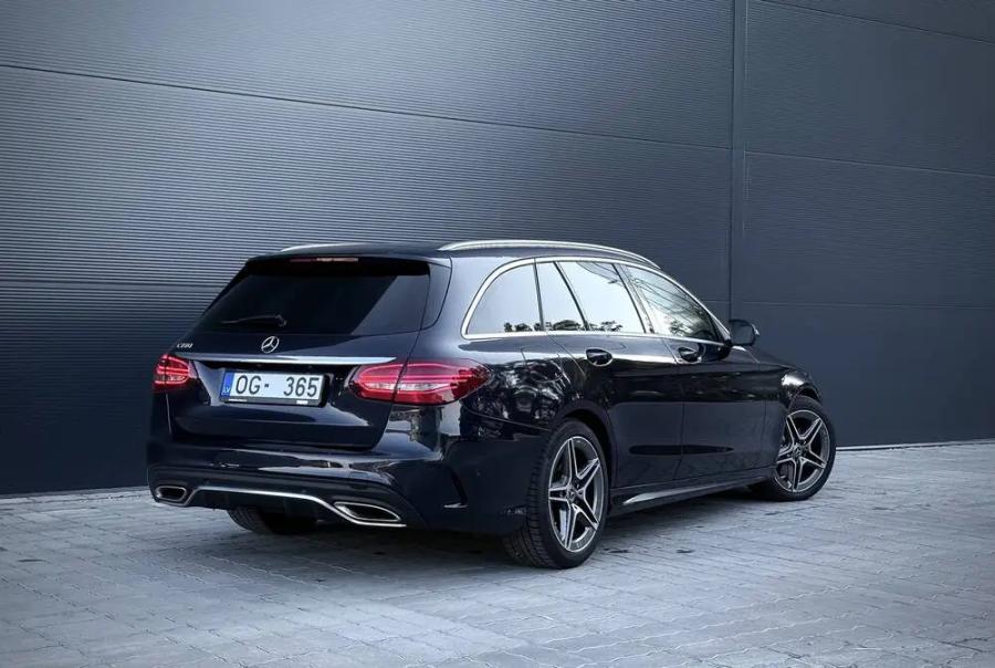 Zils Mercedes-Benz C 180 2018 Rīga, ar dzinēja tilpumu 1.50 L un nobraukumu 182 tūkst. km par 19400 €, foto 7 vietnē AUTOMOTO.COM.LV