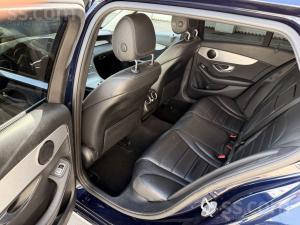 Blue Mercedes-Benz C 180 2019 in Riga, with an engine capacity of 1.60 L and mileage of 132 thousand km for 18500 €, photo 11 on AUTOMOTO.COM.LV