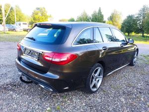 Brown Mercedes-Benz C 180 2018 in Sakiai, with an engine capacity of 1.60 L and mileage of 209 thousand km for 10900 €, photo 6 on AUTOMOTO.COM.LV