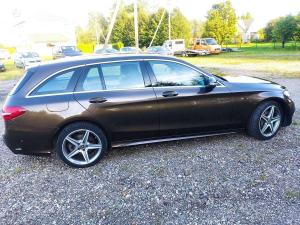 Brown Mercedes-Benz C 180 2018 in Sakiai, with an engine capacity of 1.60 L and mileage of 209 thousand km for 10900 €, photo 7 on AUTOMOTO.COM.LV