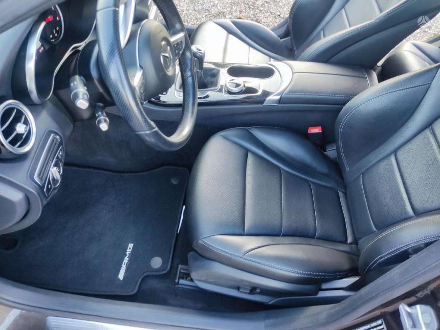 Brown Mercedes-Benz C 180 2018 in Sakiai, with an engine capacity of 1.60 L and mileage of 209 thousand km for 10900 €, photo 16 on AUTOMOTO.COM.LV