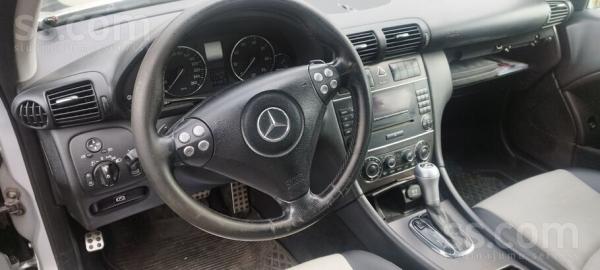 Grey Mercedes-Benz C 180 2007 in Riga, with an engine capacity of 1.80 L and mileage of 0 thousand km for 1400 €, photo 10 on AUTOMOTO.COM.LV