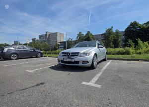 Grey Mercedes-Benz C 180 2010 in Vilnius, with an engine capacity of 2.14 L and mileage of 213 thousand km for 5600 €, photo  on AUTOMOTO.COM.LV
