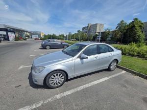 Grey Mercedes-Benz C 180 2010 in Vilnius, with an engine capacity of 2.14 L and mileage of 213 thousand km for 5600 €, photo 6 on AUTOMOTO.COM.LV