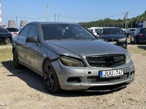 Grey Mercedes-Benz C 180 2010 in Vilnius, with an engine capacity of 2.14 L and mileage of 215 thousand km for 2800 €, photo  on AUTOMOTO.COM.LV