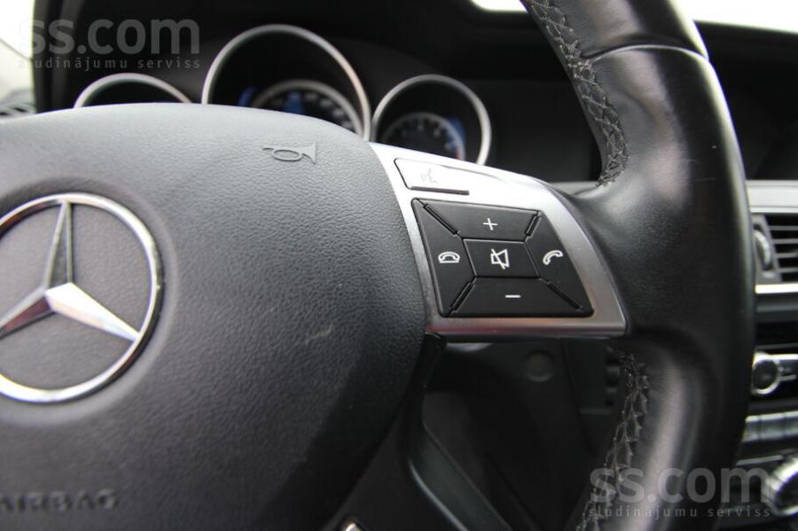 Grey Mercedes-Benz C 180 2012 in Liepaja, with an engine capacity of 1.80 L and mileage of 228 thousand km for 7990 €, photo 16 on AUTOMOTO.COM.LV