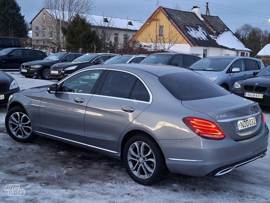 Grey Mercedes-Benz C 180 2014 in Silute, with an engine capacity of 1.60 L and mileage of 225 thousand km for 9700 €, photo 5 on AUTOMOTO.COM.LV