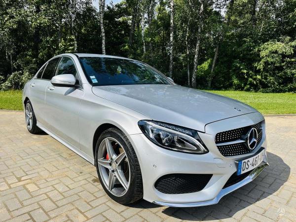 Grey Mercedes-Benz C 180 2015 in Kaunas, with an engine capacity of 1.60 L and mileage of 210 thousand km for 11550 €, photo 1 on AUTOMOTO.COM.LV