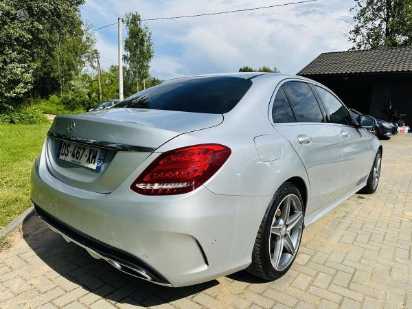 Grey Mercedes-Benz C 180 2015 in Kaunas, with an engine capacity of 1.60 L and mileage of 210 thousand km for 11550 €, photo 5 on AUTOMOTO.COM.LV