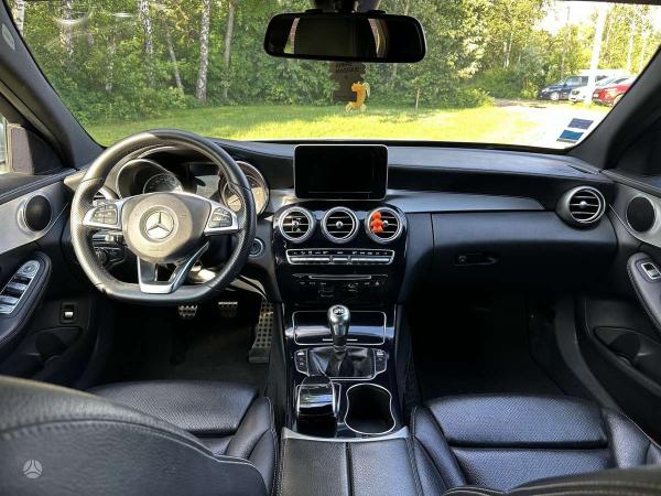 Grey Mercedes-Benz C 180 2015 in Kaunas, with an engine capacity of 1.60 L and mileage of 210 thousand km for 11550 €, photo 6 on AUTOMOTO.COM.LV
