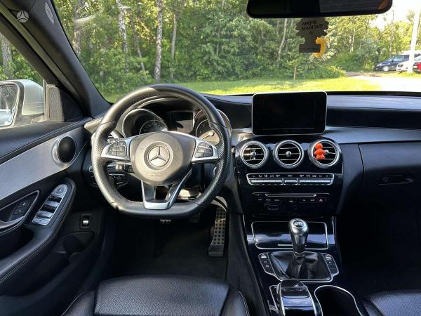 Grey Mercedes-Benz C 180 2015 in Kaunas, with an engine capacity of 1.60 L and mileage of 210 thousand km for 11550 €, photo 7 on AUTOMOTO.COM.LV