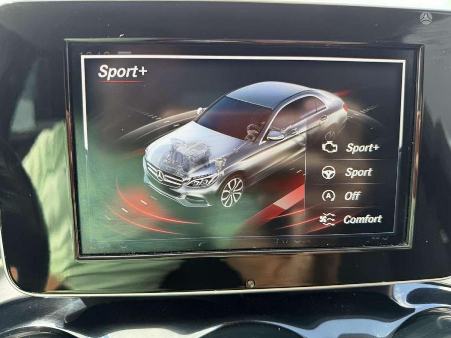 Grey Mercedes-Benz C 180 2015 in Siauliai, with an engine capacity of 1.60 L and mileage of 220 thousand km for 10999 €, photo 17 on AUTOMOTO.COM.LV
