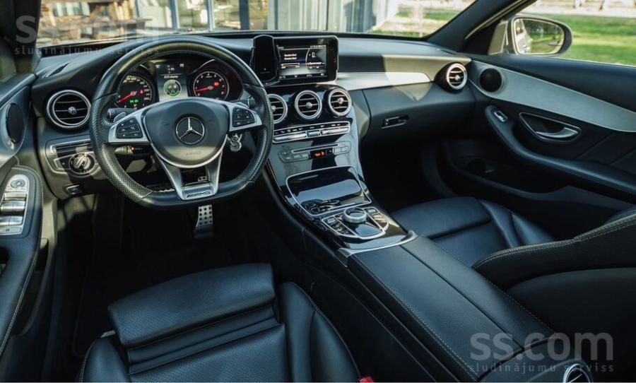 Pelēks Mercedes-Benz C 180 2016 Liepāja, ar dzinēja tilpumu 1.60 L un nobraukumu 119 tūkst. km par 29500 €, foto 13 vietnē AUTOMOTO.COM.LV
