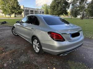 Grey Mercedes-Benz C 180 2019 in Taurage, with an engine capacity of 1.60 L and mileage of 270 thousand km for 9800 €, photo 5 on AUTOMOTO.COM.LV