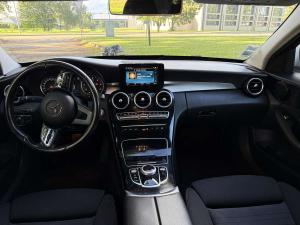 Grey Mercedes-Benz C 180 2019 in Taurage, with an engine capacity of 1.60 L and mileage of 270 thousand km for 9800 €, photo 14 on AUTOMOTO.COM.LV