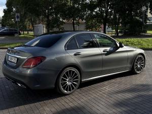 Pelēks Mercedes-Benz C 180 2019 Kauņa, ar dzinēja tilpumu 1.60 L un nobraukumu 280 tūkst. km par 20000 €, foto 5 vietnē AUTOMOTO.COM.LV