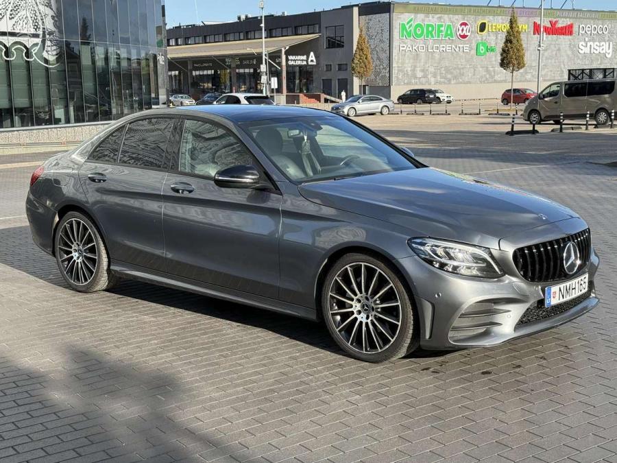 Pelēks Mercedes-Benz C 180 2019 Kauņa, ar dzinēja tilpumu 1.60 L un nobraukumu 280 tūkst. km par 20000 €, foto 16 vietnē AUTOMOTO.COM.LV