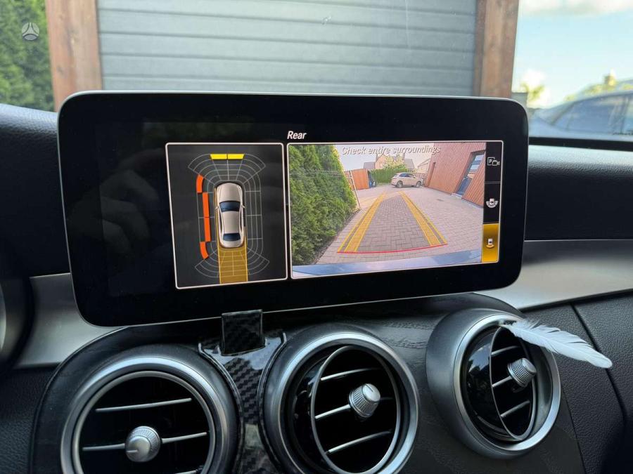 Pelēks Mercedes-Benz C 180 2019 Kauņa, ar dzinēja tilpumu 1.60 L un nobraukumu 280 tūkst. km par 20000 €, foto 24 vietnē AUTOMOTO.COM.LV