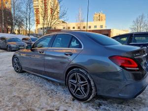 Grey Mercedes-Benz C 180 2020 in Vilnius, with an engine capacity of 1.80 L and mileage of 150 thousand km for 18750 €, photo 14 on AUTOMOTO.COM.LV