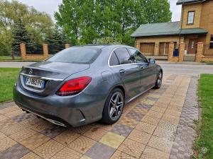 Grey Mercedes-Benz C 180 2020 in Vilnius, with an engine capacity of 1.80 L and mileage of 160 thousand km for 17700 €, photo 5 on AUTOMOTO.COM.LV