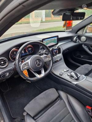 Grey Mercedes-Benz C 180 2020 in Vilnius, with an engine capacity of 1.80 L and mileage of 160 thousand km for 17700 €, photo 16 on AUTOMOTO.COM.LV