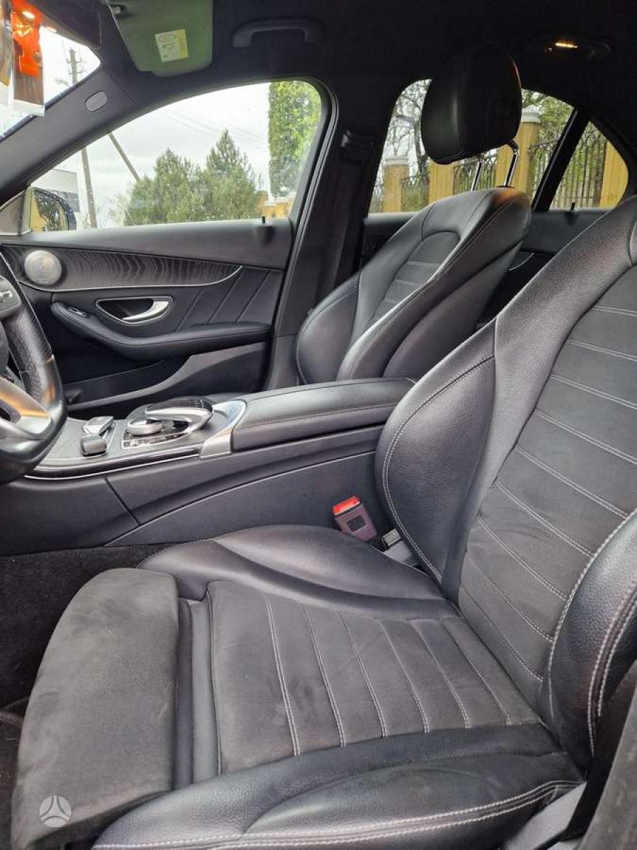 Grey Mercedes-Benz C 180 2020 in Vilnius, with an engine capacity of 1.80 L and mileage of 160 thousand km for 17700 €, photo 19 on AUTOMOTO.COM.LV