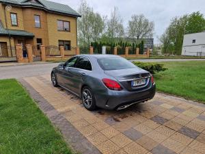 Grey Mercedes-Benz C 180 2020 in Vilnius, with an engine capacity of 1.80 L and mileage of 160 thousand km for 17700 €, photo 26 on AUTOMOTO.COM.LV