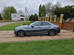 Grey Mercedes-Benz C 180 2020 in Vilnius, with an engine capacity of 1.80 L and mileage of 160 thousand km for 17700 €, photo 33 on AUTOMOTO.COM.LV