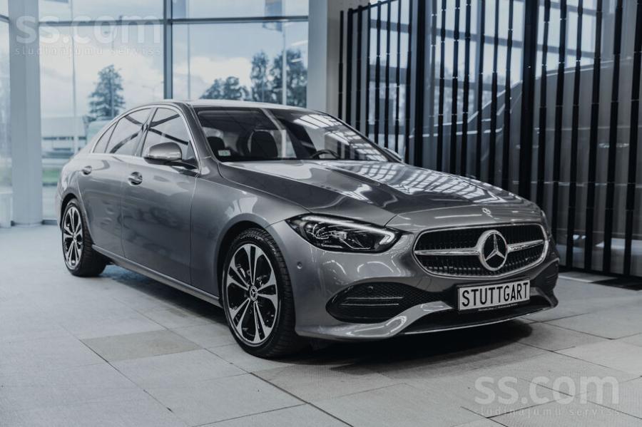 Pelēks Mercedes-Benz C 180 2022 Rīga, ar dzinēja tilpumu 1.50 L un nobraukumu 38 tūkst. km par 29900 €, foto 1 vietnē AUTOMOTO.COM.LV