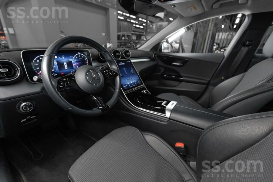 Pelēks Mercedes-Benz C 180 2022 Rīga, ar dzinēja tilpumu 1.50 L un nobraukumu 38 tūkst. km par 29900 €, foto 23 vietnē AUTOMOTO.COM.LV
