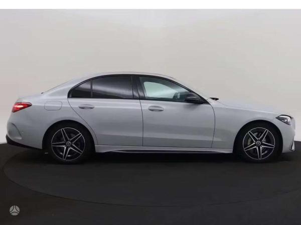 Grey Mercedes-Benz C 180 2022 in Vilnius, with an engine capacity of 0.00 L and mileage of 53 thousand km for 33900 €, photo 4 on AUTOMOTO.COM.LV