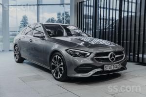 Pelēks Mercedes-Benz C 180 2022 Rīga, ar dzinēja tilpumu 1.50 L un nobraukumu 38 tūkst. km par 27990 €, foto  vietnē AUTOMOTO.COM.LV