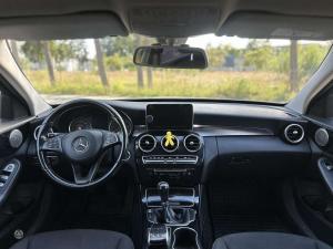 Grey Mercedes-Benz C 180 2015 in Ukmerge, with an engine capacity of 1.60 L and mileage of 176 thousand km for 10200 €, photo 8 on AUTOMOTO.COM.LV