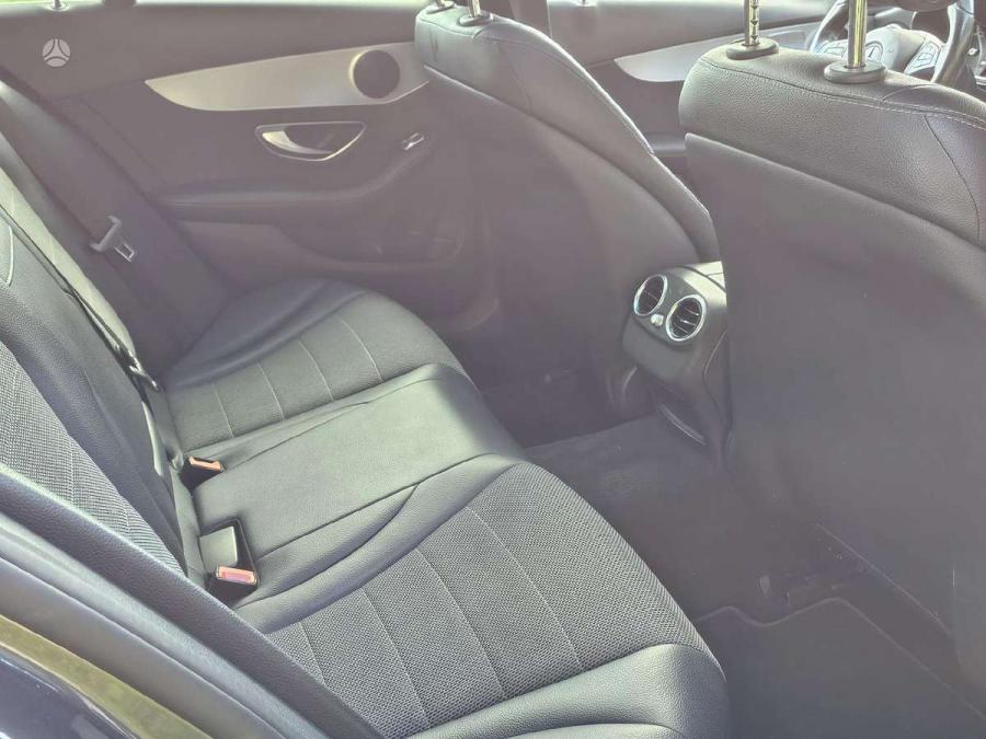 Grey Mercedes-Benz C 180 2016 in Ariogala, with an engine capacity of 1.60 L and mileage of 306 thousand km for 10300 €, photo 15 on AUTOMOTO.COM.LV