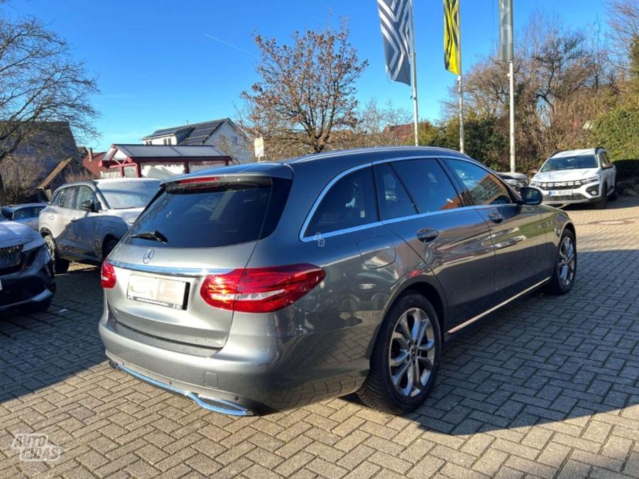 Grey Mercedes-Benz C 180 2017 in Kaunas, with an engine capacity of 1.60 L and mileage of 54 thousand km for 23935 €, photo 8 on AUTOMOTO.COM.LV