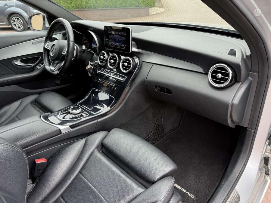 Pelēks Mercedes-Benz C 180 2017 Utena, ar dzinēja tilpumu 1.60 L un nobraukumu 290 tūkst. km par 7950 €, foto 21 vietnē AUTOMOTO.COM.LV