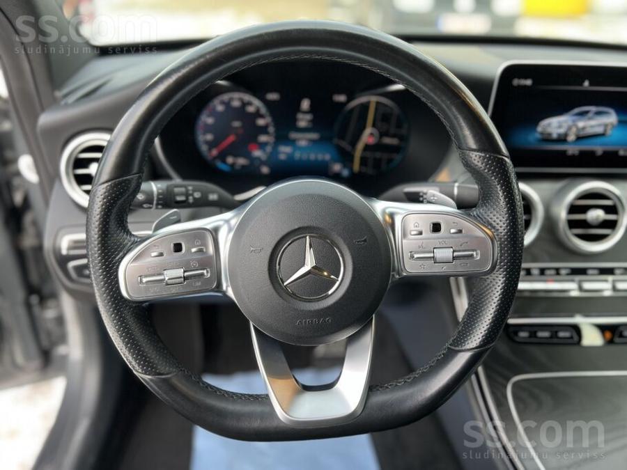 Grey Mercedes-Benz C 180 2018 in Liepaja, with an engine capacity of 1.60 L and mileage of 238 thousand km for 19250 €, photo 9 on AUTOMOTO.COM.LV