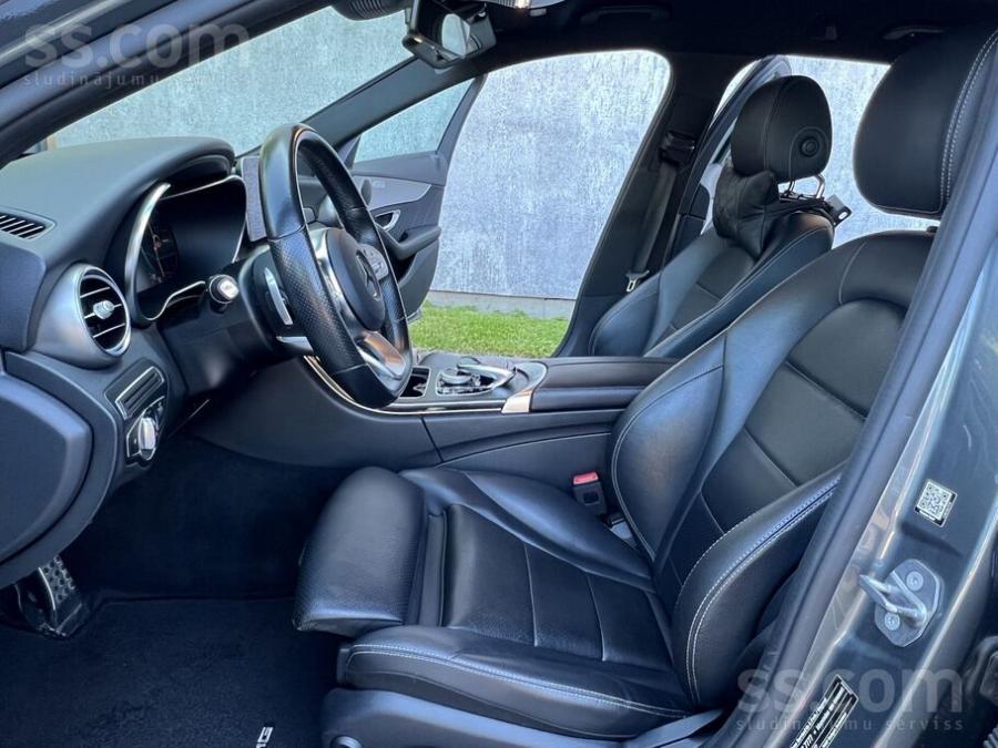 Grey Mercedes-Benz C 180 2018 in Liepaja, with an engine capacity of 1.60 L and mileage of 238 thousand km for 19250 €, photo 12 on AUTOMOTO.COM.LV