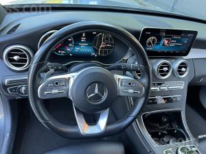 Grey Mercedes-Benz C 180 2018 in Liepaja, with an engine capacity of 1.60 L and mileage of 238 thousand km for 19250 €, photo 19 on AUTOMOTO.COM.LV