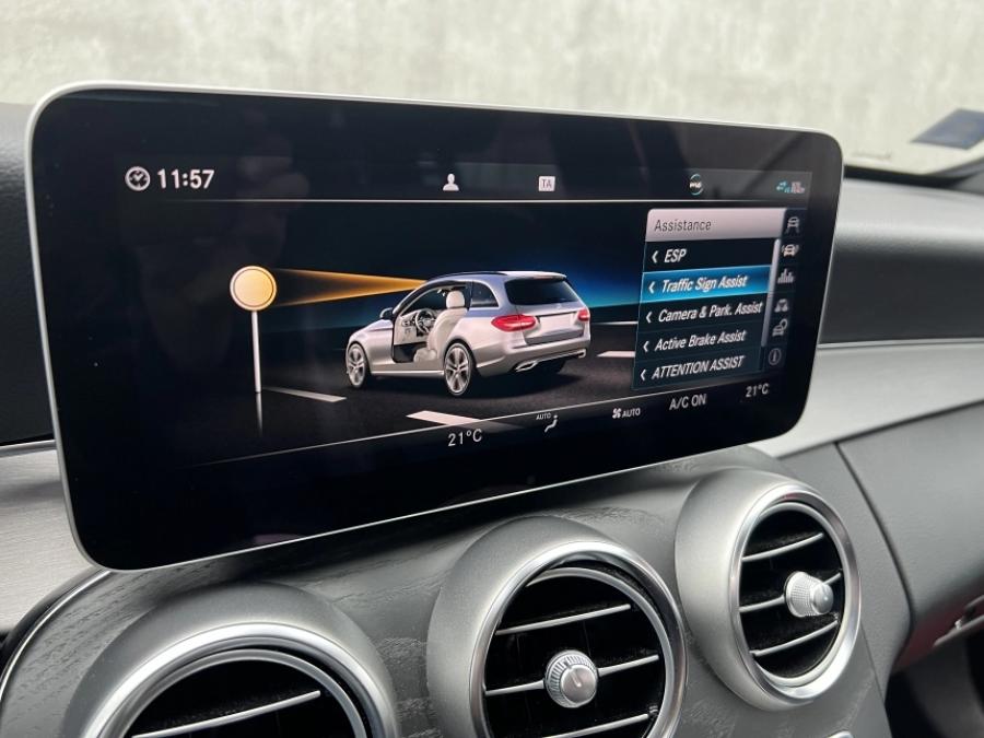 Pelēks Mercedes-Benz C 180 2018 Rīga, ar dzinēja tilpumu 1.60 L un nobraukumu 227 tūkst. km par 20850 €, foto 6 vietnē AUTOMOTO.COM.LV