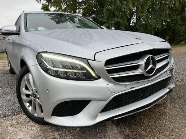 Grey Mercedes-Benz C 180 2019 in Kaunas, with an engine capacity of 1.60 L and mileage of 301 thousand km for 8450 €, photo 1 on AUTOMOTO.COM.LV