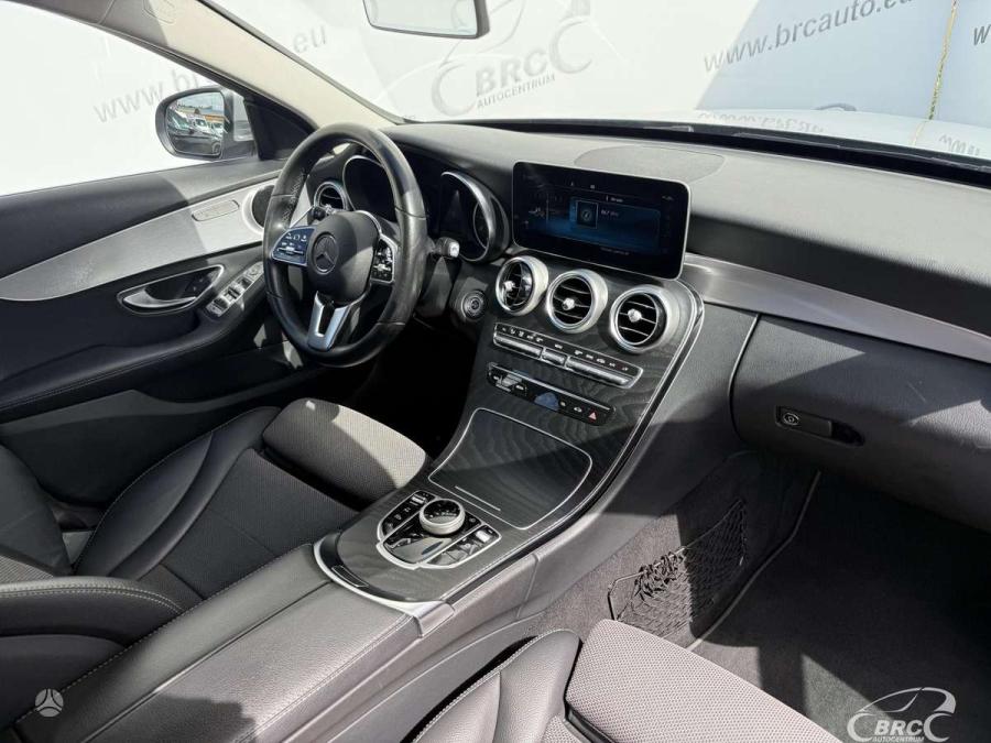 Grey Mercedes-Benz C 180 2019 in Klaipeda, with an engine capacity of 1.60 L and mileage of 184 thousand km for 13200 €, photo 10 on AUTOMOTO.COM.LV