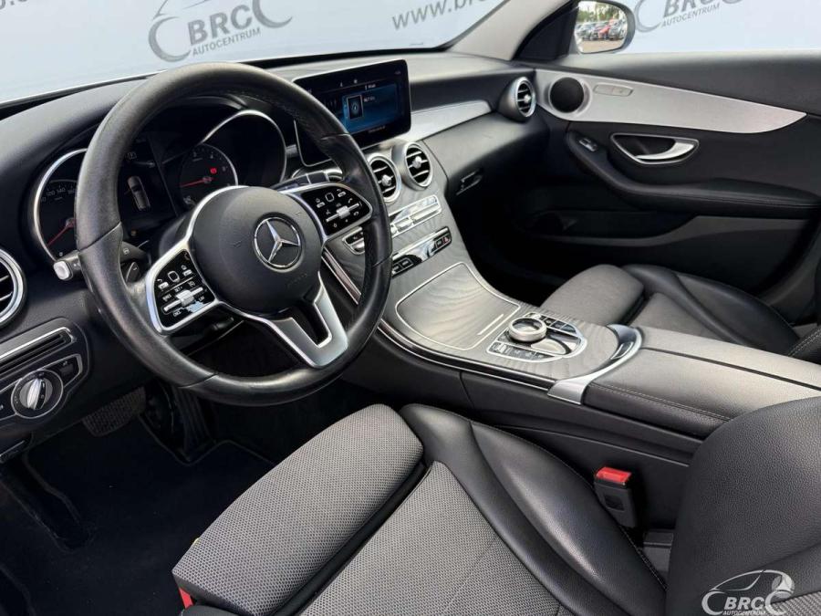 Grey Mercedes-Benz C 180 2019 in Klaipeda, with an engine capacity of 1.60 L and mileage of 184 thousand km for 13200 €, photo 22 on AUTOMOTO.COM.LV